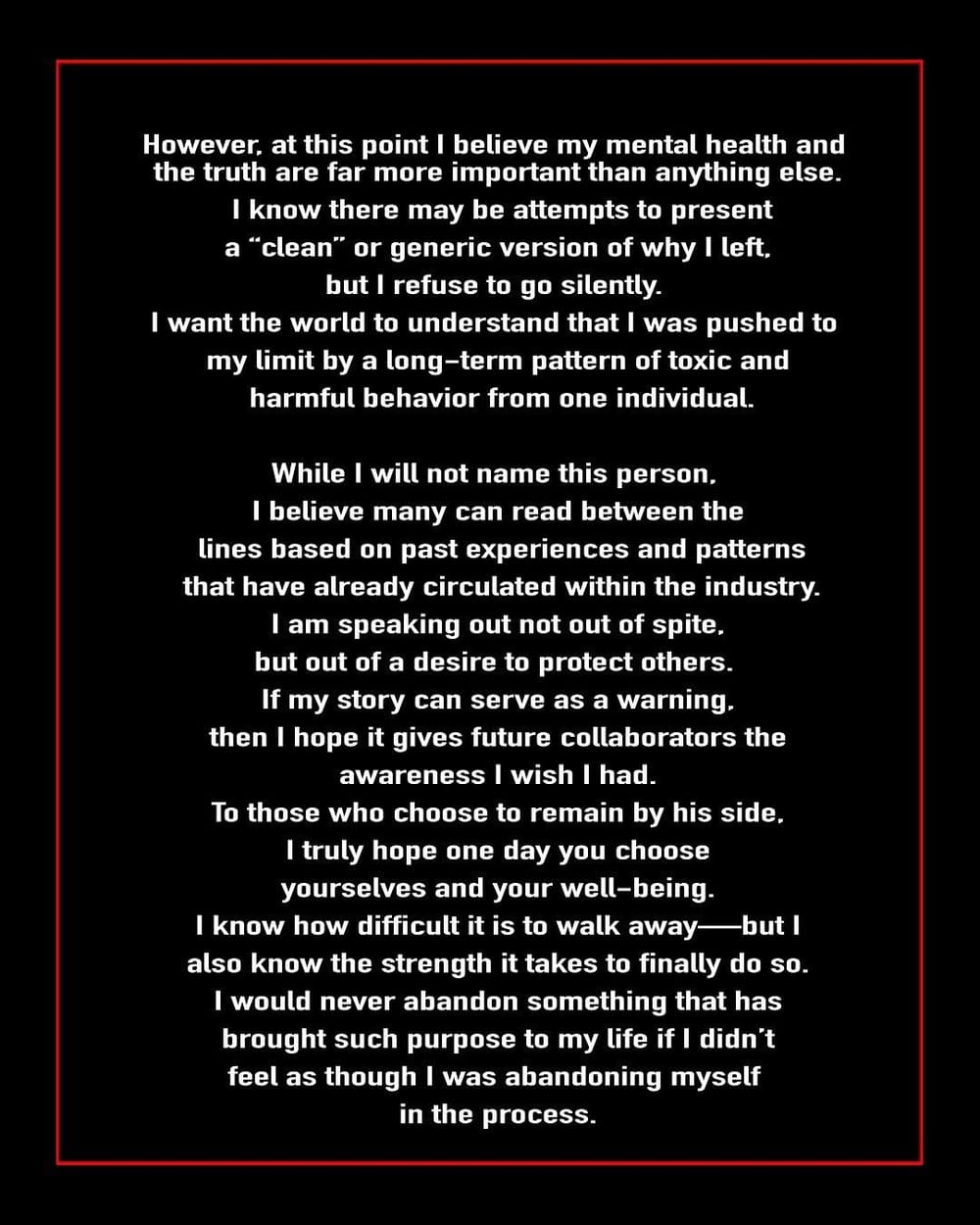 KRISTA SHIPPERBOTTOM ANNOUNCES DEPARTURE FROM LUTHARO