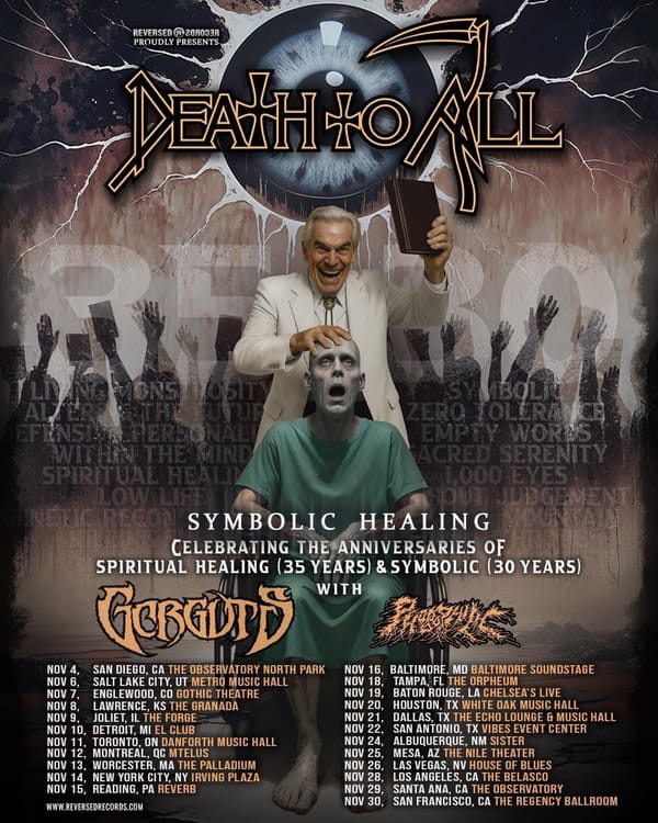 Death To All Announce 'The Symbolic Healing' North American Tour